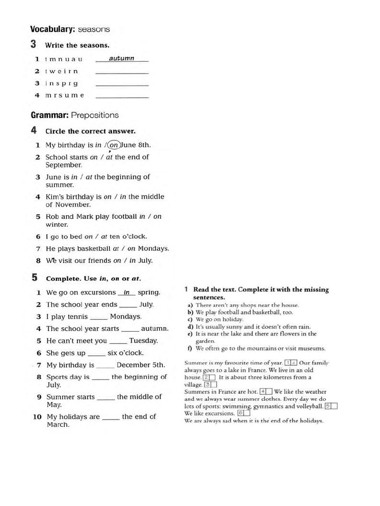 Seasons | PDF