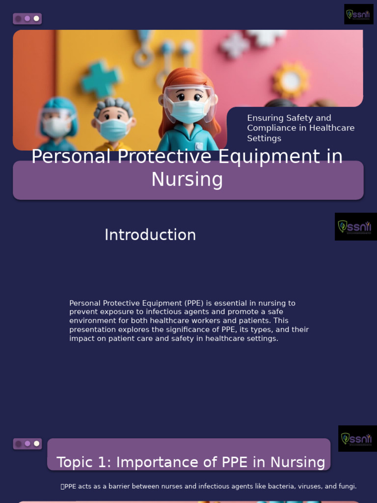 Personal Protective Equipment Nursing-1 | PDF | Personal Protective ...