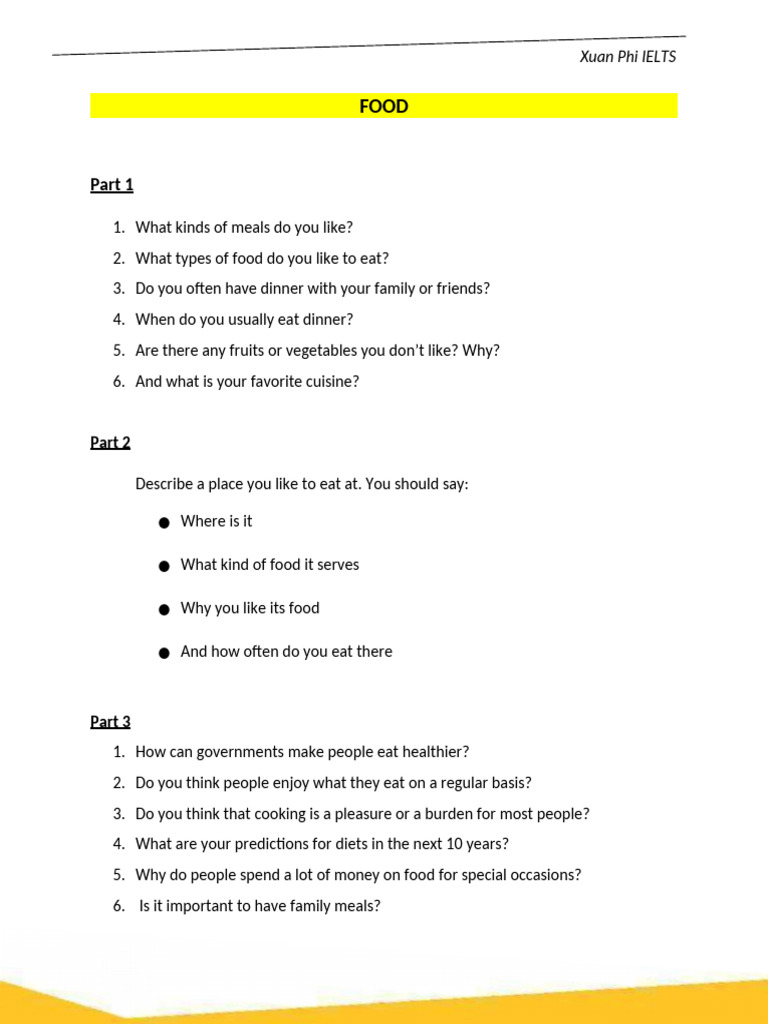 Food | PDF