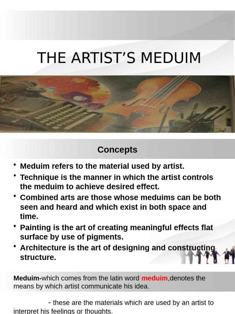 Understanding Artistic Mediums and Techniques | PDF | Paintings ...
