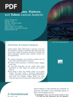 5.tokens, Patterns, and Lexemes | PDF | Parsing | Software Engineering