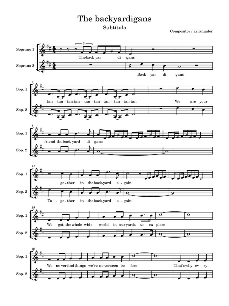 The Backyardigans: Music and Friends | PDF