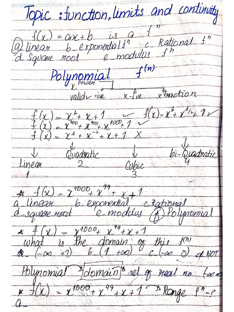 Functions Concepts+MCQs Entrytest | PDF