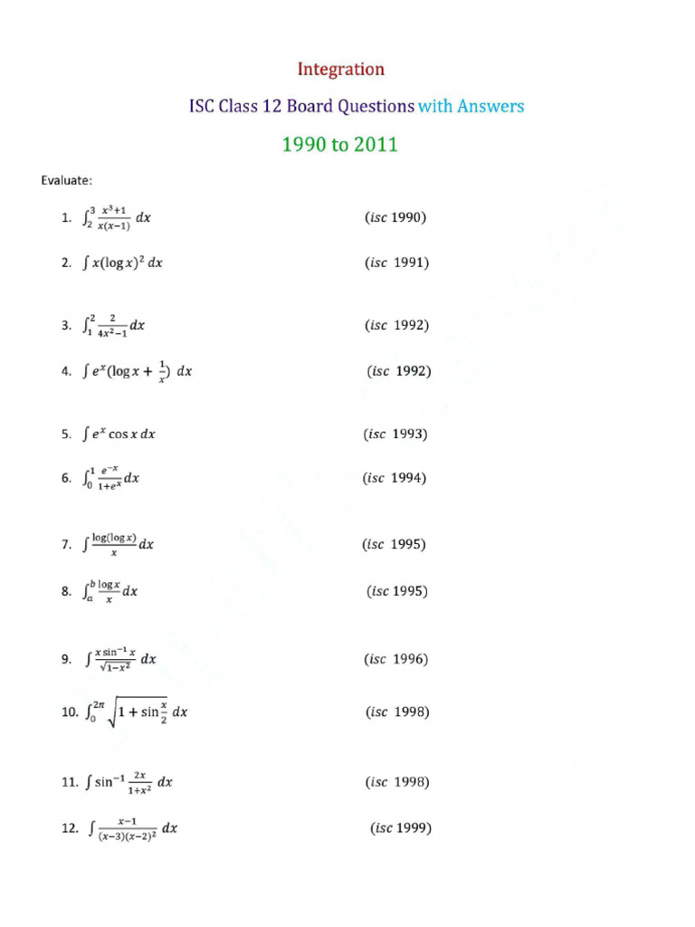 Integration | PDF