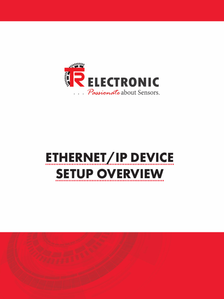 EtherNet/IP Device Setup Guide | PDF | Ip Address | Computer Engineering