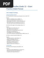 Eduqas GCSE RE Paper 1 Overview | PDF