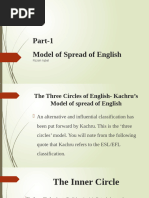 Kachru's Concentric Circles Model | PDF | English Language | Linguistics