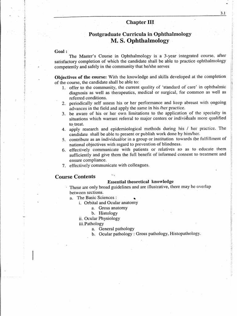 Questions in Ophthalmology | PDF