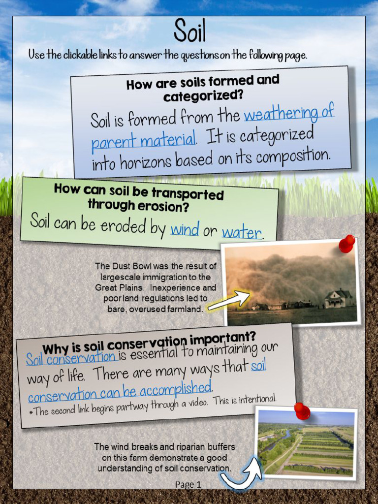 L1 - Soil Webquest | PDF | Soil | Erosion