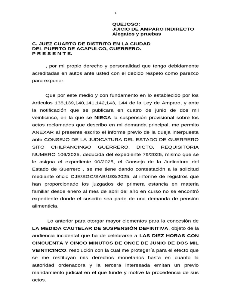 Alegatos Miguel MMMMMMMMMMM | PDF | Debido al proceso | Demanda judicial