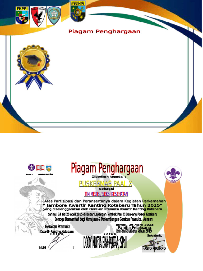 Piagam Neww | PDF