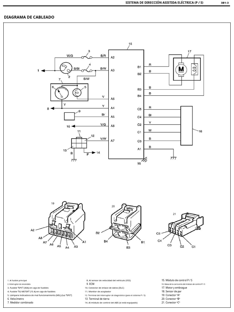 Diagrama de Cableado | PDF | Ingenieria Eléctrica | Conector eléctrico