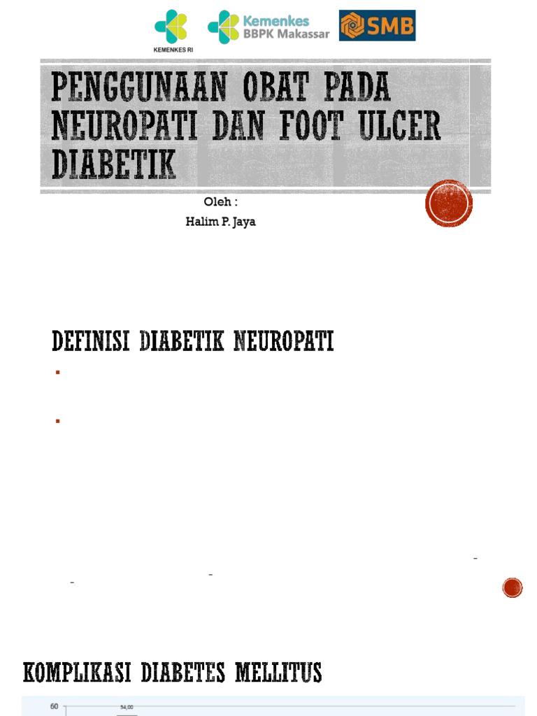 Obat untuk Neuropati dan Ulkus Kaki Diabetes | PDF