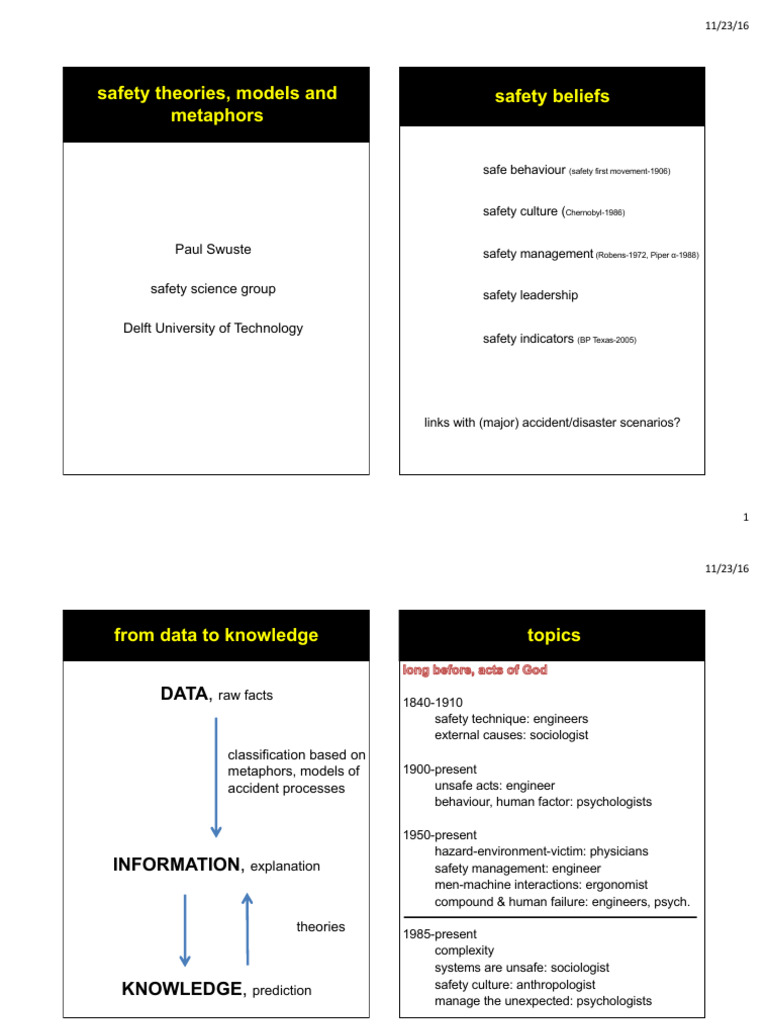 Safety Theories and Models Overview | PDF | Safety