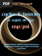 Boucles et Cycles en Physique TIPE 2026 | PDF | Thermodynamique ...