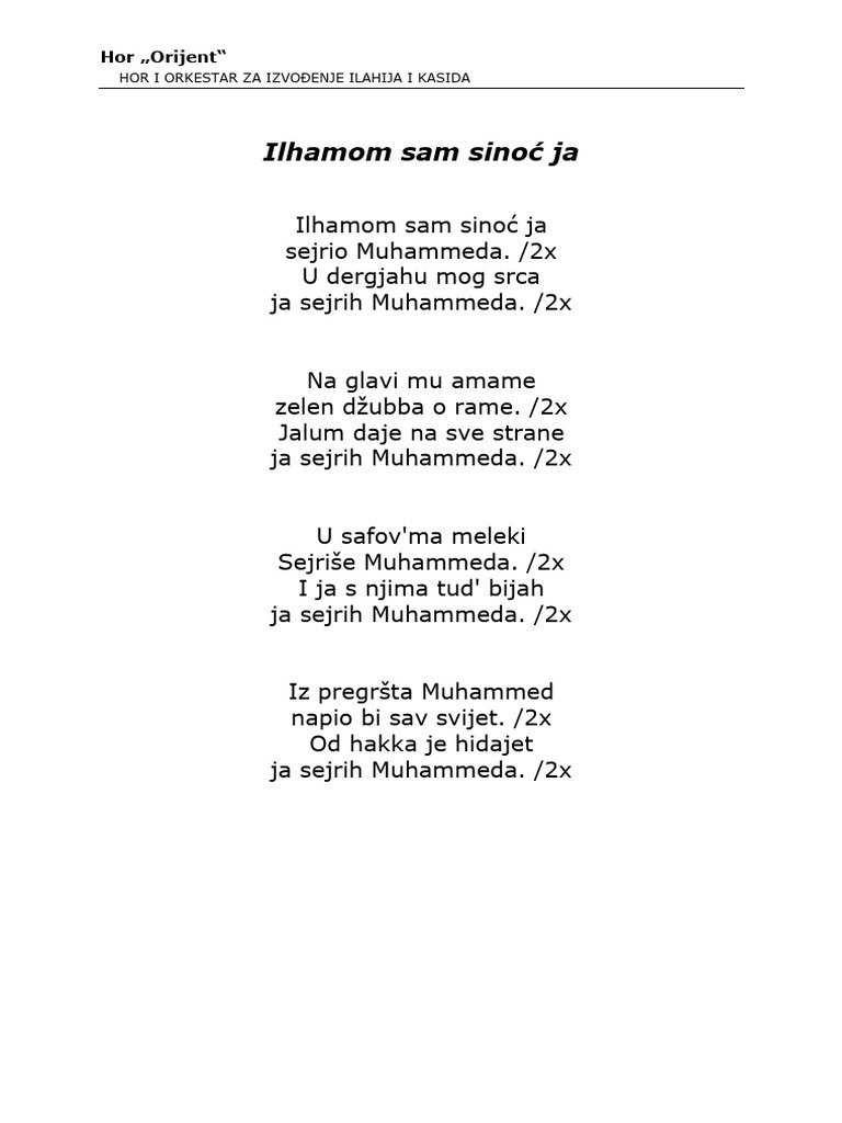 Ilhamom Sam Sinoc Ja | PDF