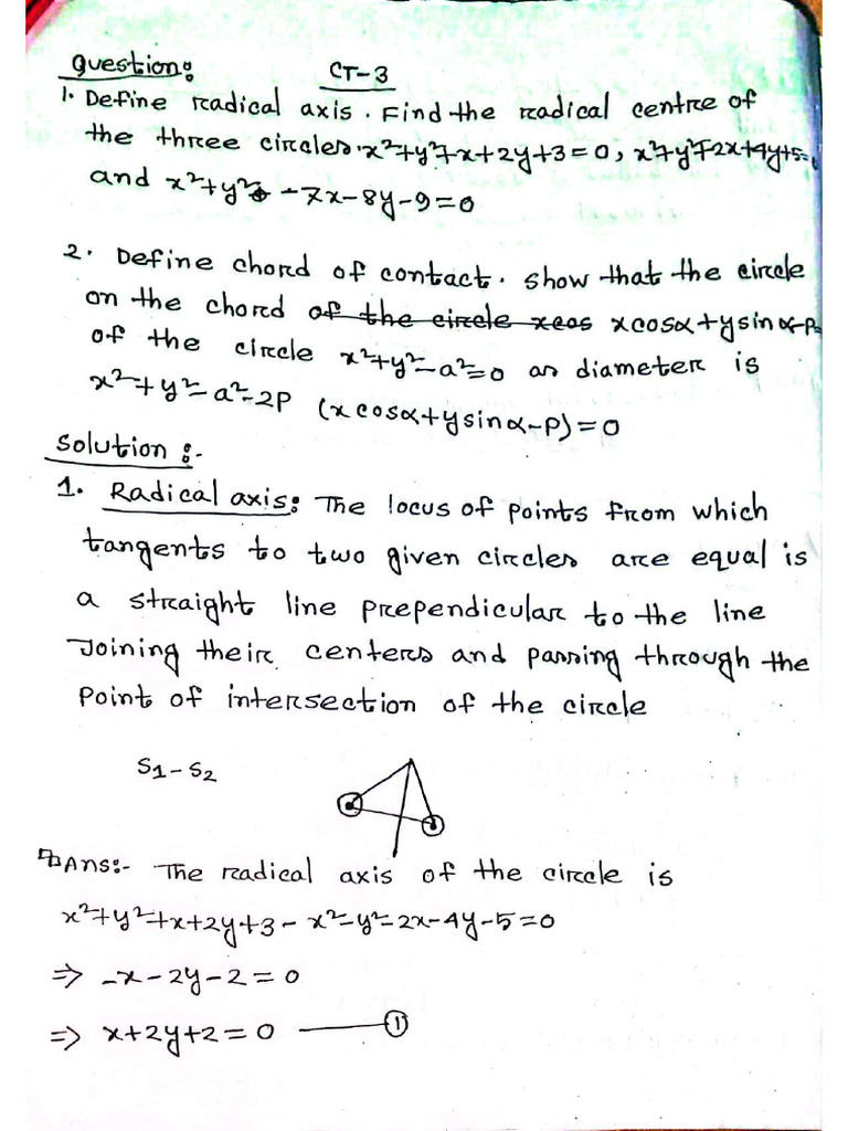 Algebra CT-3 Solution by Anima | PDF