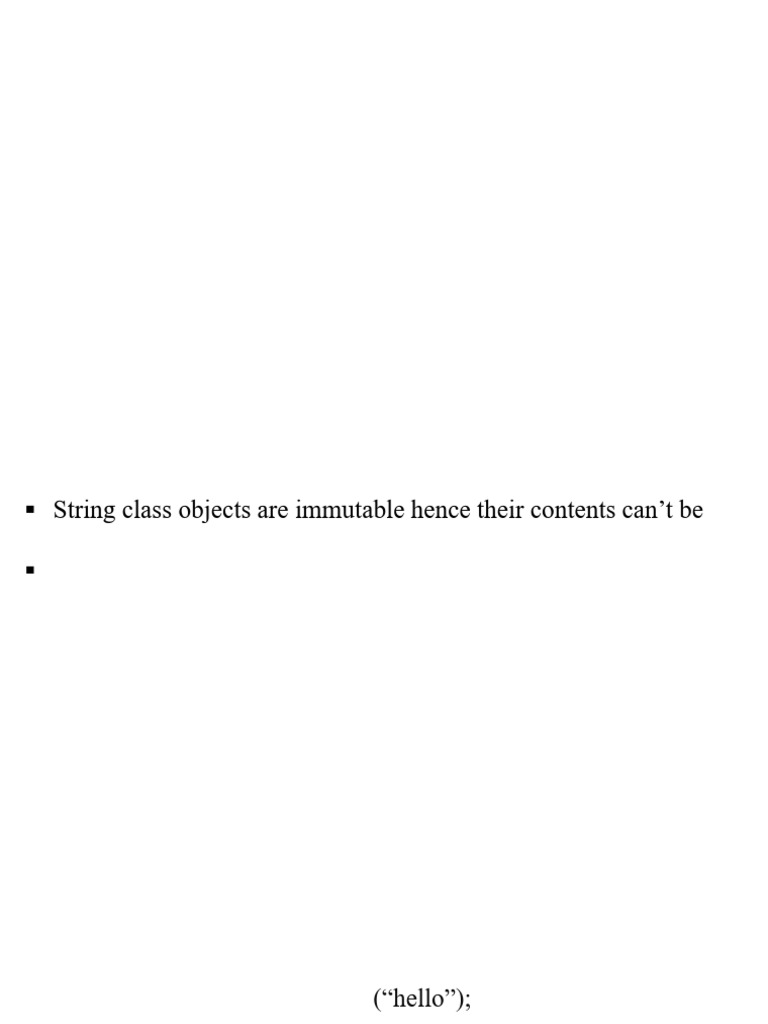 StringBuffer and StringBuilder | PDF