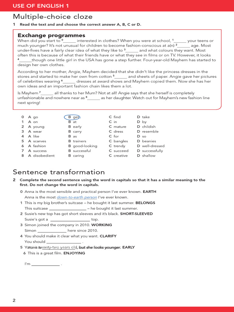 Focus 3 Word Store Exercises | PDF | Meal