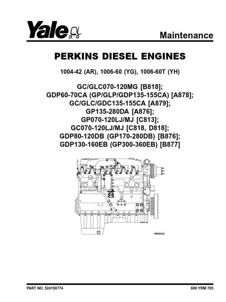 Perkins Diesel Engines Maintenance 524150774 0600yrm0705 (03 2006) Uk ...