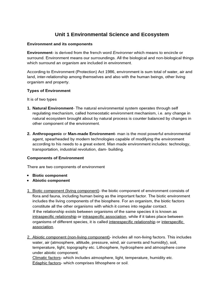 Understanding Environmental Science Basics | PDF | Troposphere ...