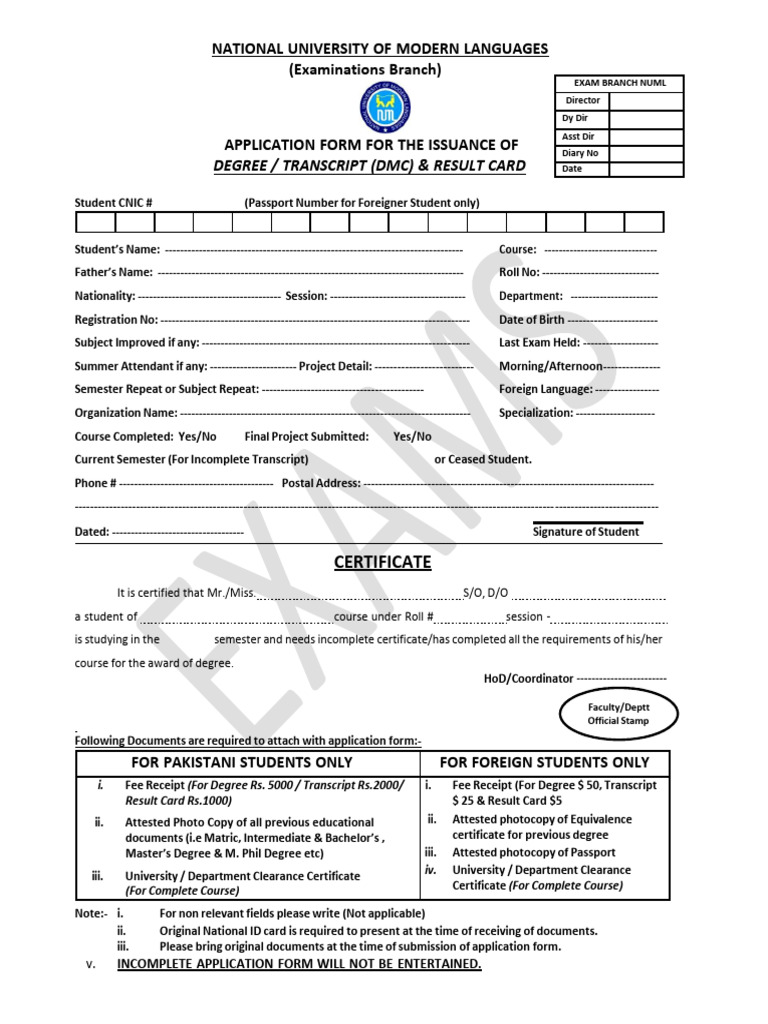 1744170484Degree Form | PDF | Academic Degree | Educational Stages