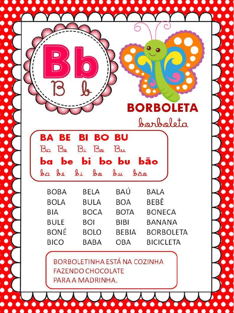 Fichas de Leitura Silaba Simples | PDF