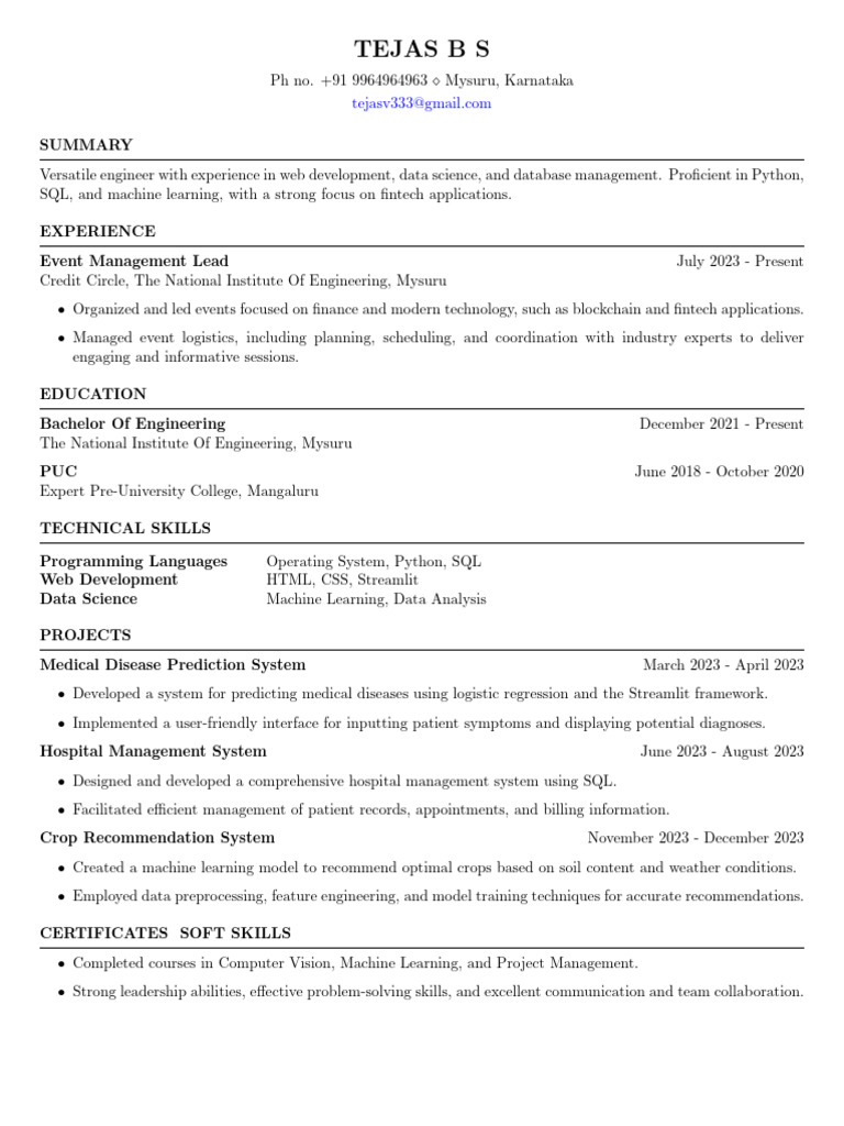 FAANGPath Resume Template for Engineers | PDF | Machine Learning | Web ...