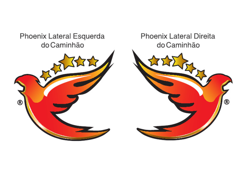Curvados - Logos Vetorizados - Phoenix COU - Dir e Esq | PDF