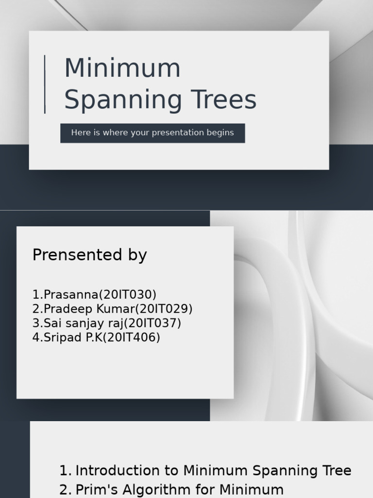 Minimum Spanning Tree | PDF | Theoretical Computer Science | Graph Theory