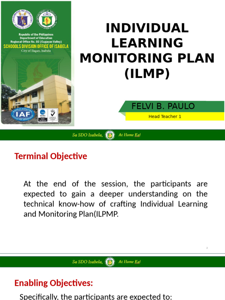 Ilmp Powerpoint | PDF | Learning | Behavioural Sciences