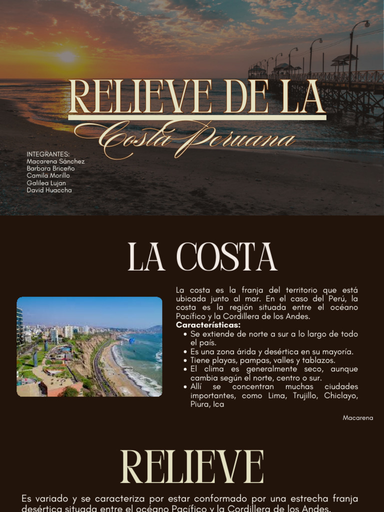 Relieve de La Costa Peruana - CCSS | PDF | Desierto | Costa