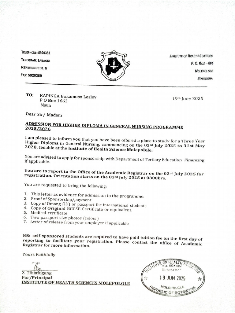 Admission Moleps | PDF