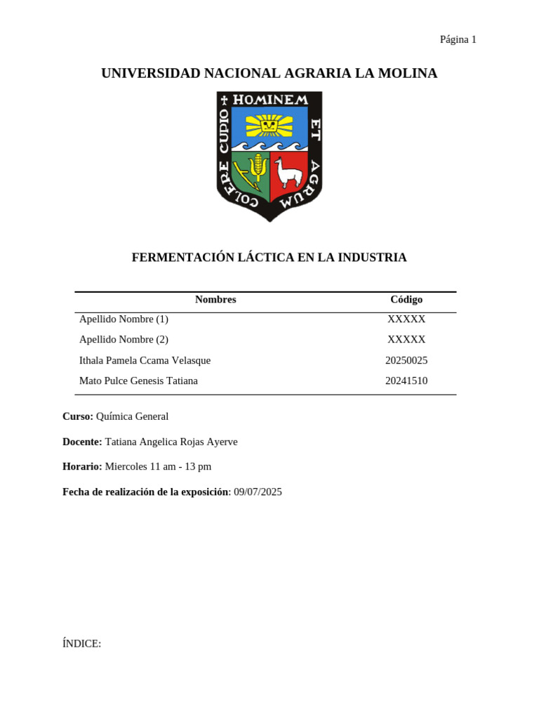 Trabajo Final Quimica | PDF | Fermentación | Fertilizante