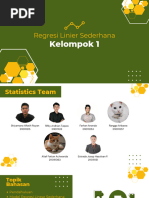 Regresi Linear, Intercept, Dan Slope | PDF