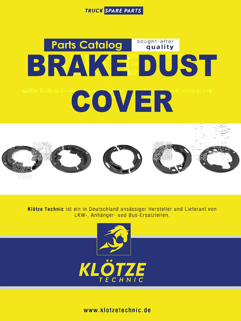 Truck Brake Dust Covers Catalog | PDF | Commercial Vehicles | Motor Vehicle