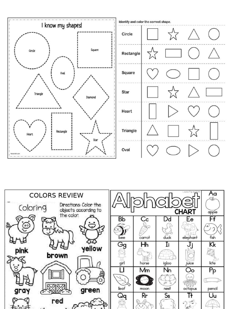 Shapes, ABC | PDF