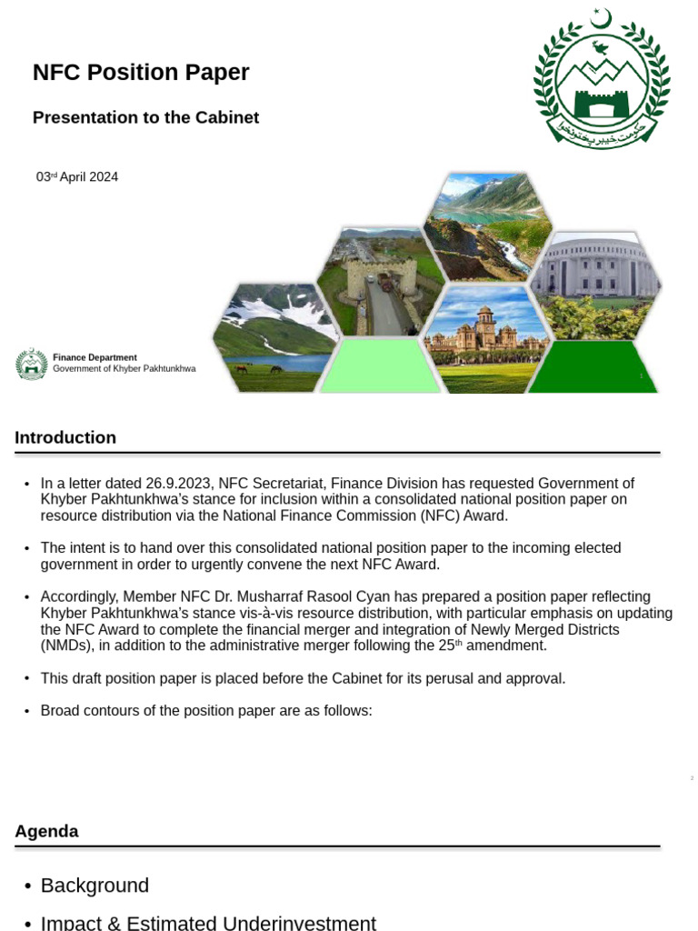 NFC Awards and Distribution of Resources in Pakistan | PDF | Federally ...