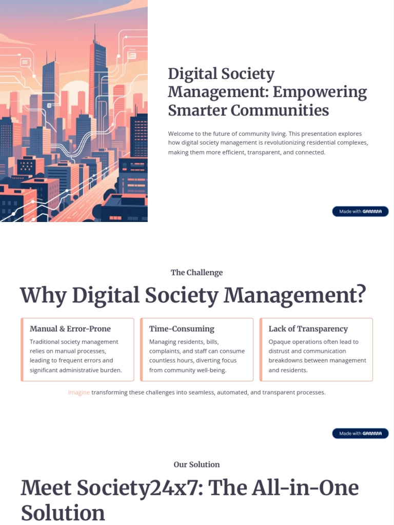Digital Society Management Solutions | PDF | Computing | Information ...