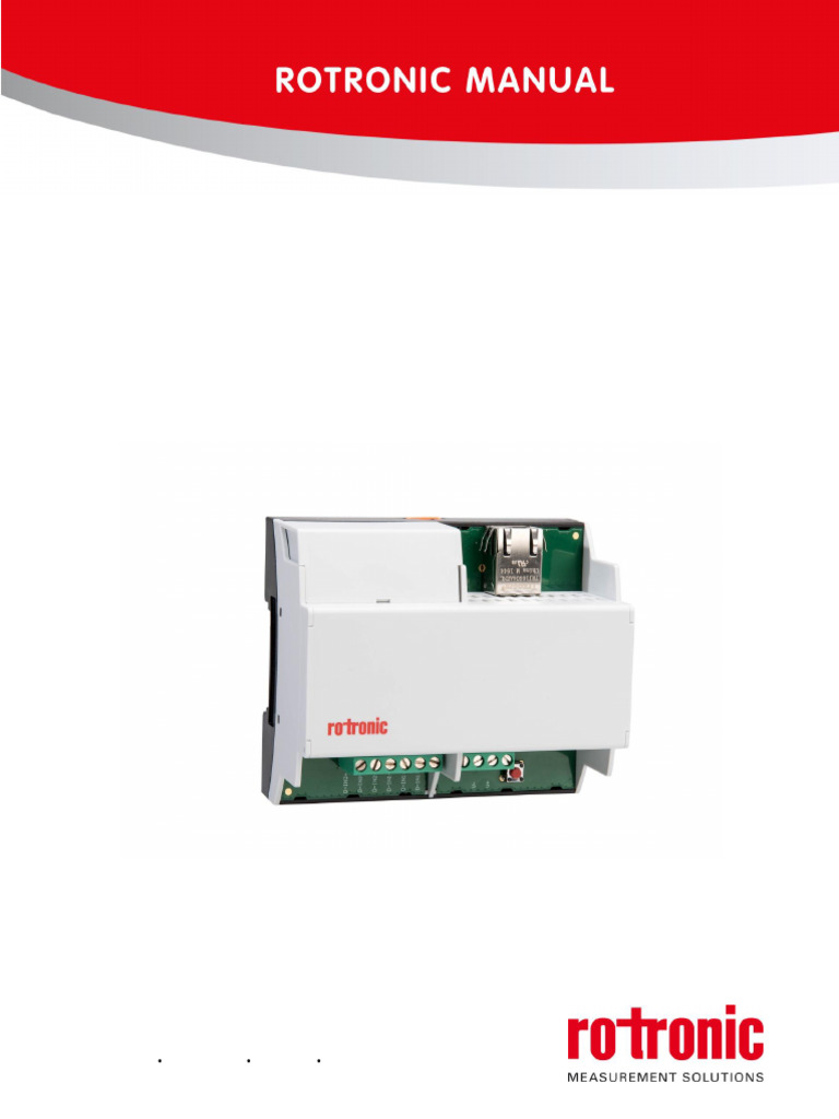 RMS Digital Input Module Manual | PDF | Ip Address | Computer Network