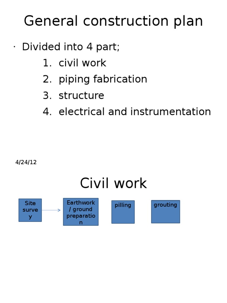 General Construction Plan | PDF