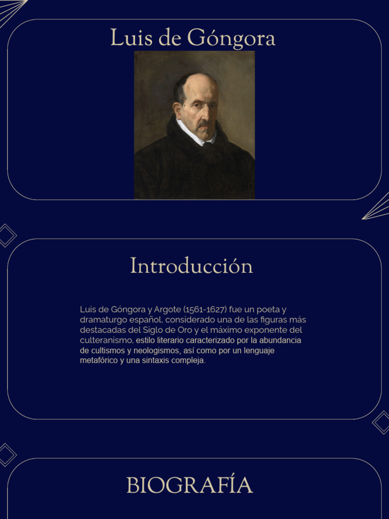 Biografía de Luis de Góngora | PDF