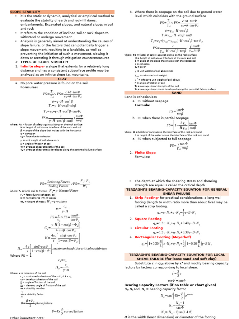 Slope Stability | PDF | Soil Mechanics | Soil