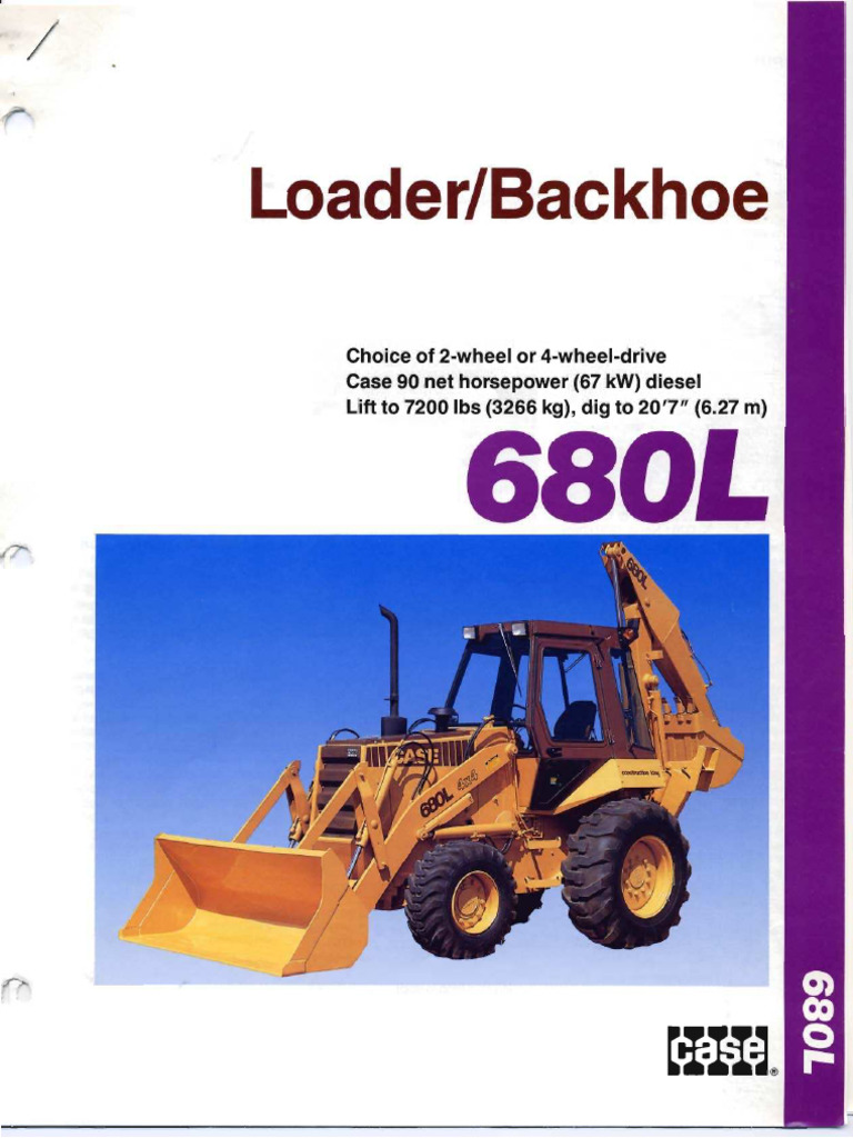 Case Backhoe Loaders Spec b5f9b0 | PDF
