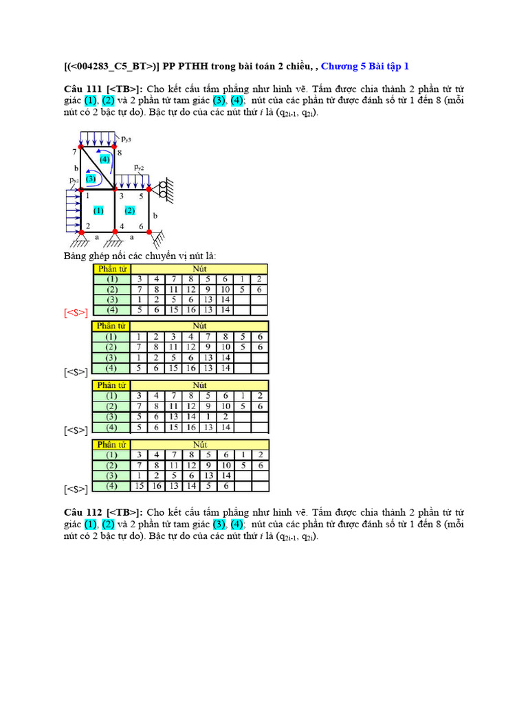 N10a - 004283 - C5 - Bai Tap (Bo Sung 111-115) | PDF