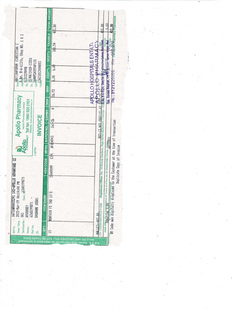 Pharmacy Bill 2 | PDF