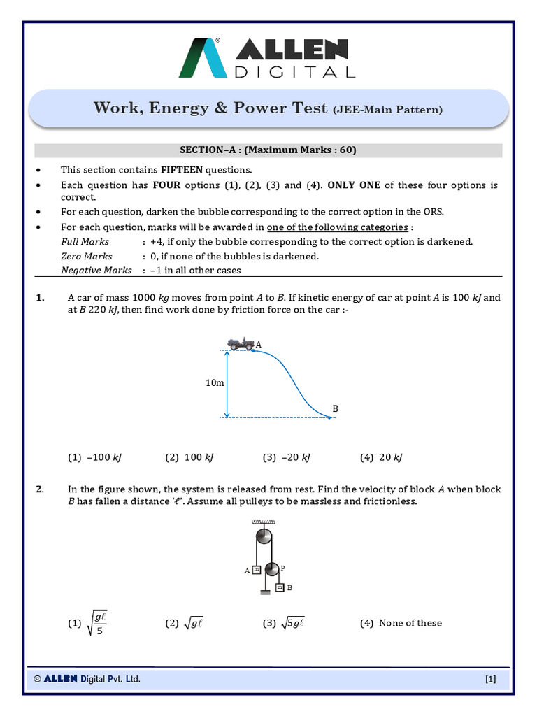 I Pu Jee Phy | PDF | Force | Mass