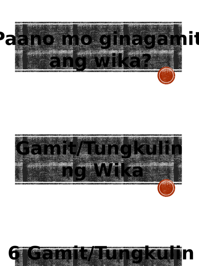 Gamit NG Wika | PDF