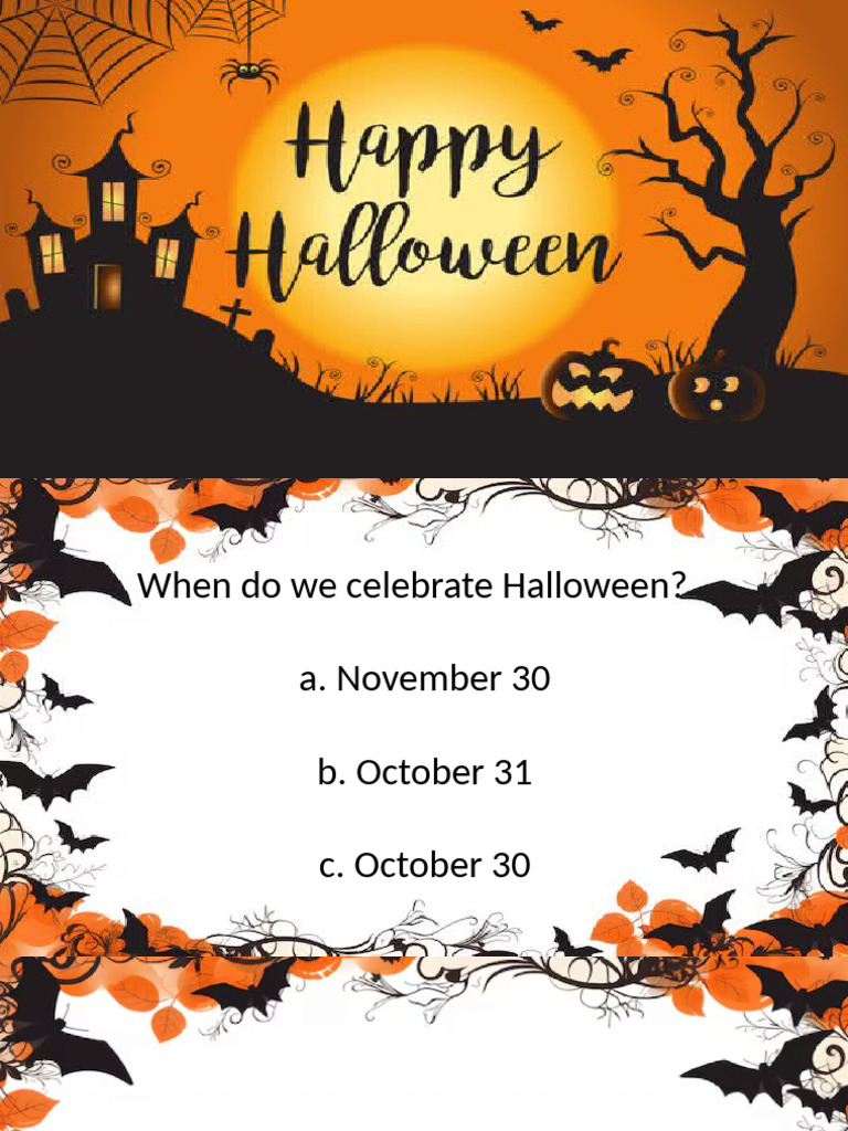 Halloween Quiz: Fun Facts and Answers | PDF