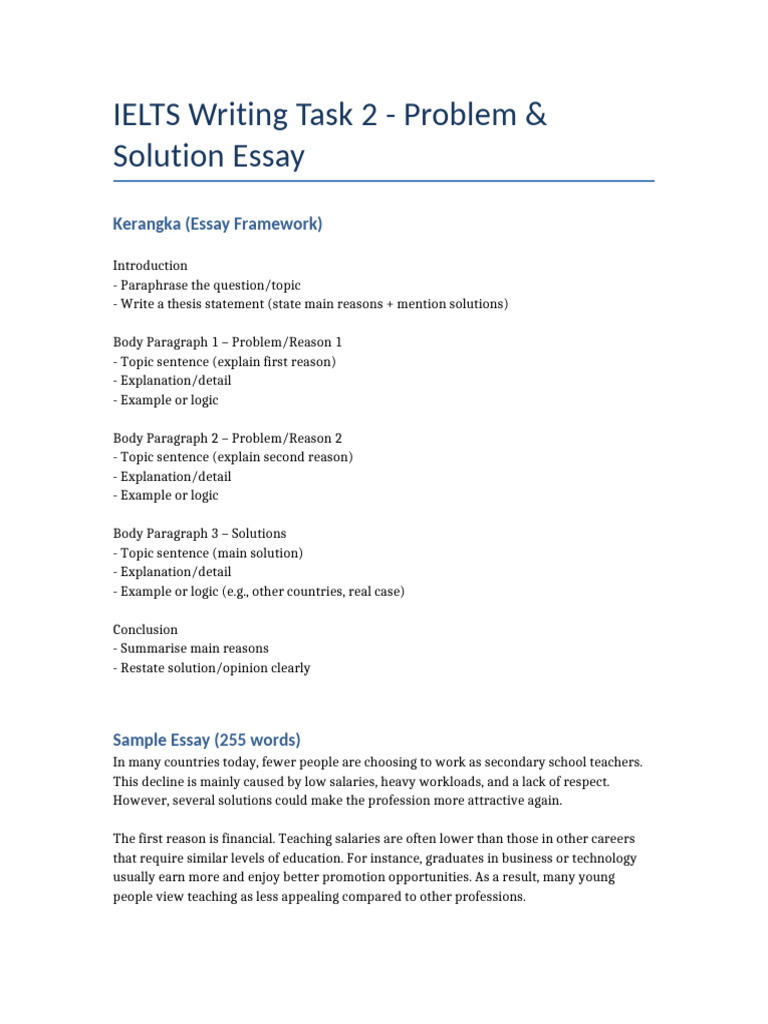 IELTS Essay Sample | PDF
